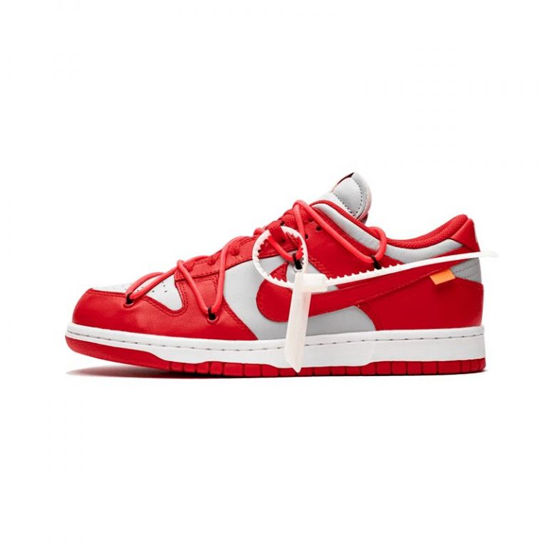 Nike Dunk- Off White University Red – Zapasuniversal